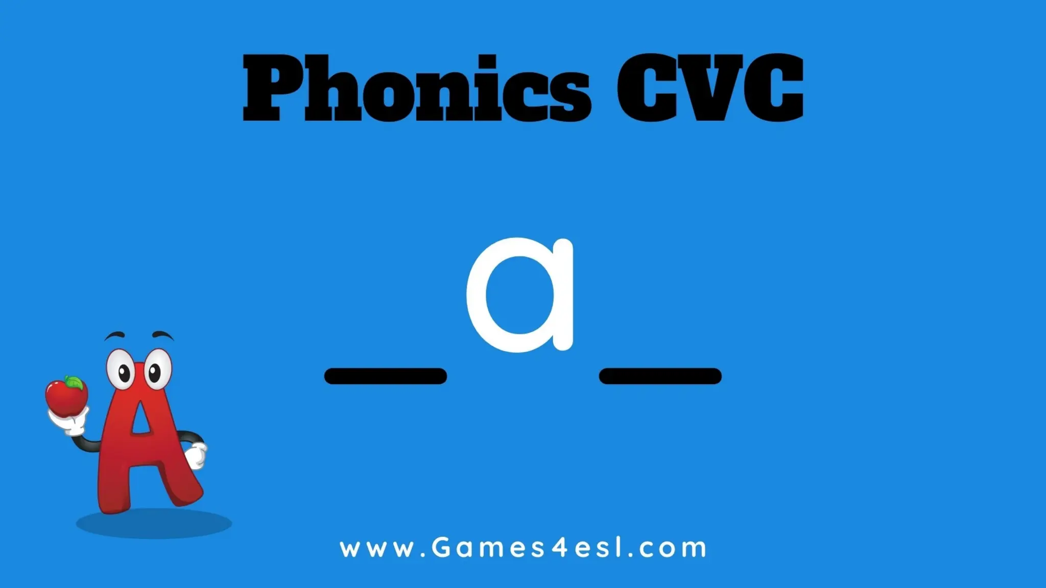 Phonics-CVC-Letter-A-Word-Family- for-Practice | PPTX