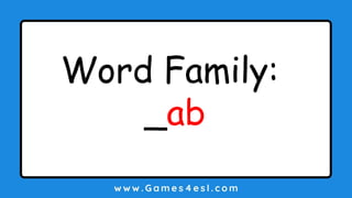 Phonics-CVC-Letter-A-Word-Family- for-Practice | PPTX