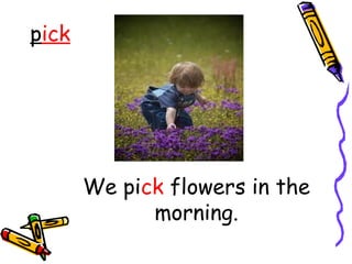 Phonics ick,ock,uck and ack and plural rules | PPT