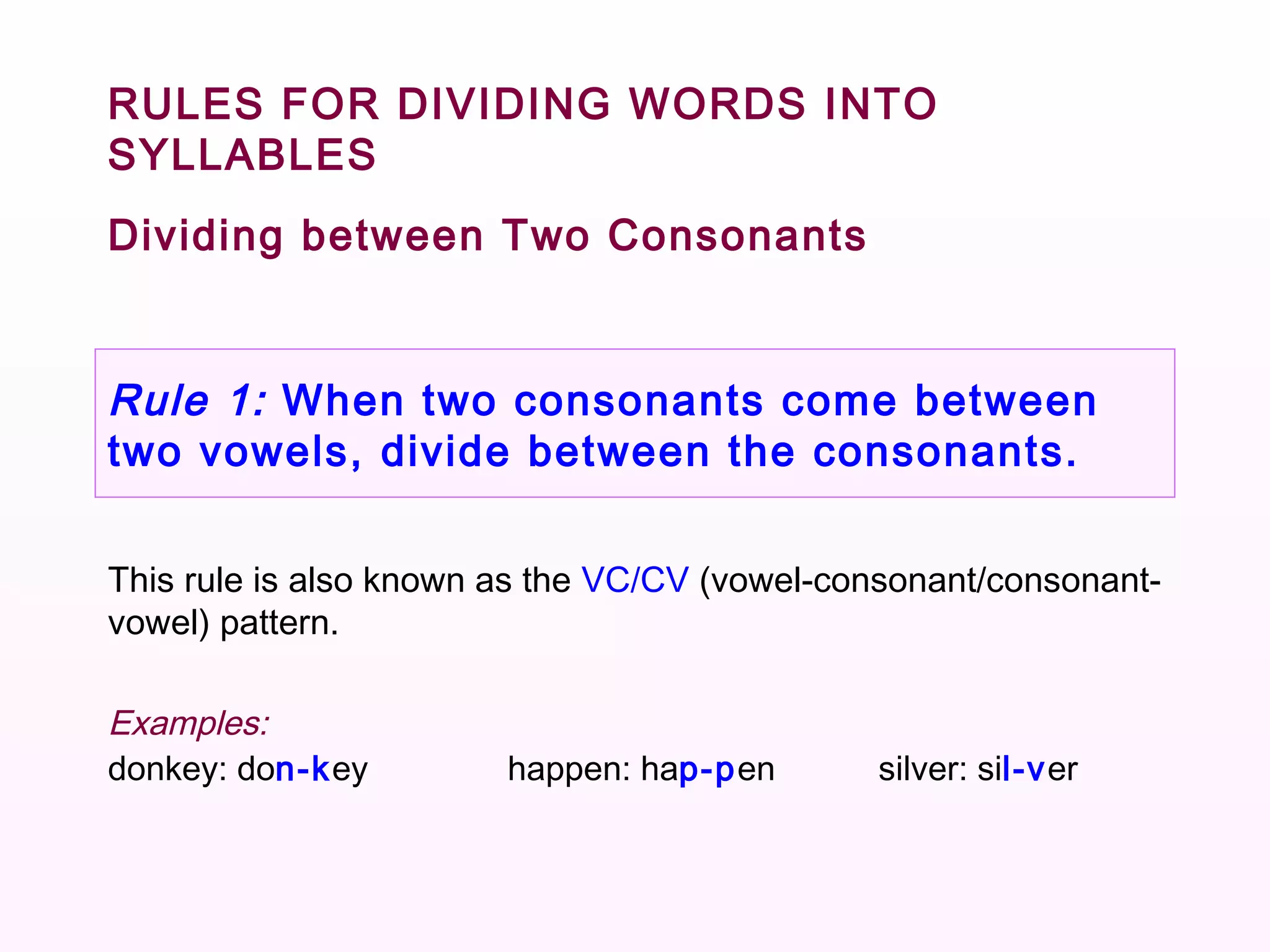 Phonics syllables | PPT | Chemistry | Science