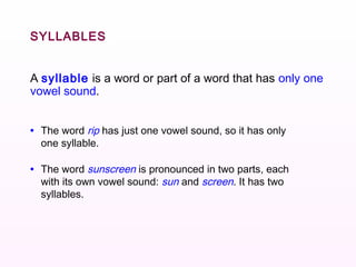 Phonics syllables | PPT