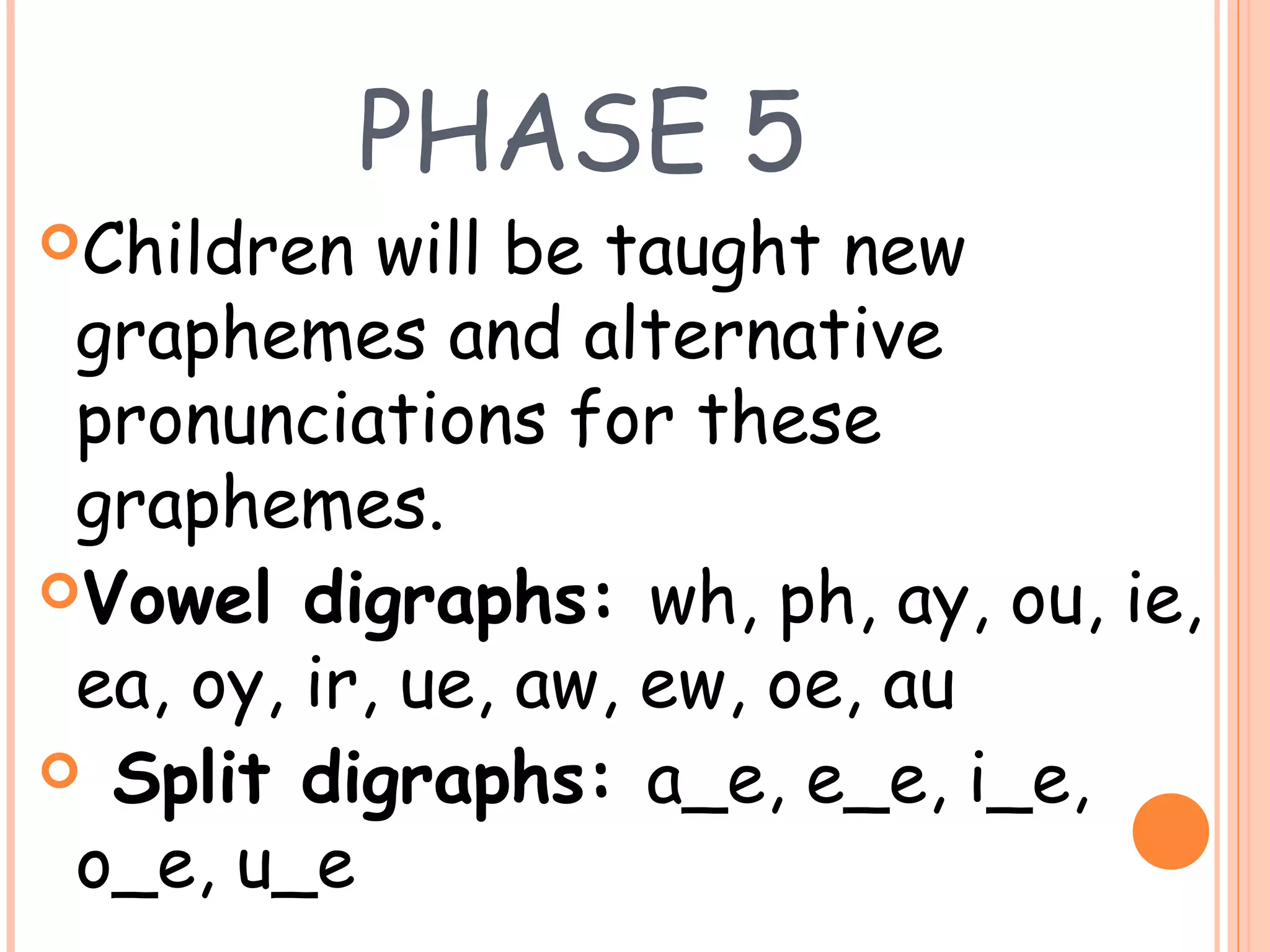 Reception Phonics Workshop October 2013 - Overview slides | PPT