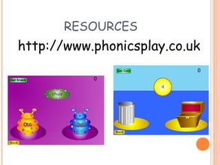 Reception Phonics Workshop October 2013 - Overview slides | PPT