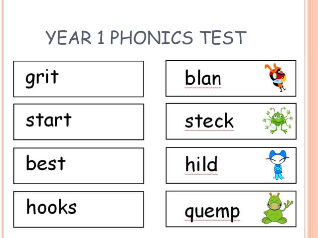Reception Phonics Workshop October 2013 - Overview slides | PPT