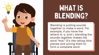 Phonics Blending Sounds CVC Words Short a Presentation in Colorful ...