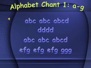 Phonics chant version 2 | PPT