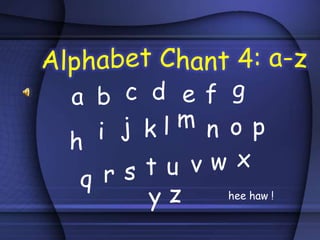 Phonics chant version 2 | PPT