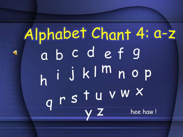 Phonics chant version 2 | PPT
