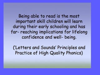 Phonics presentation for parents | PPT