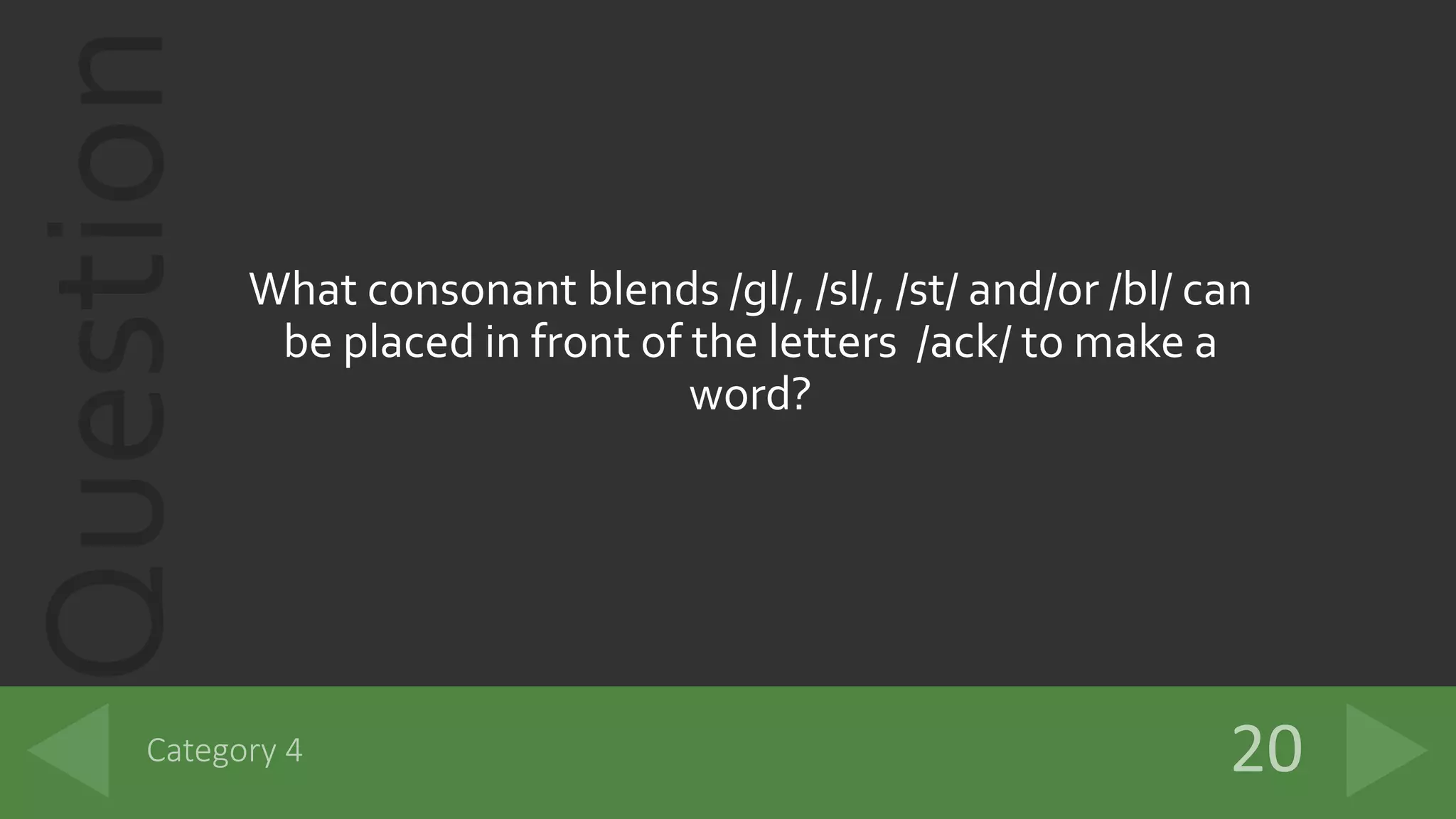 Phonics Jeopardy game | PPT