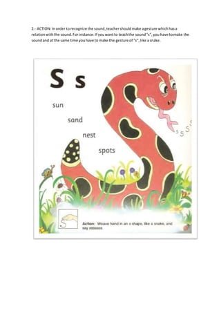 Phonics group 1. sound s | PDF