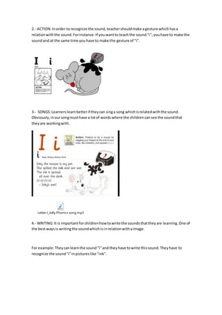 Phonics group 1. sound i | DOCX