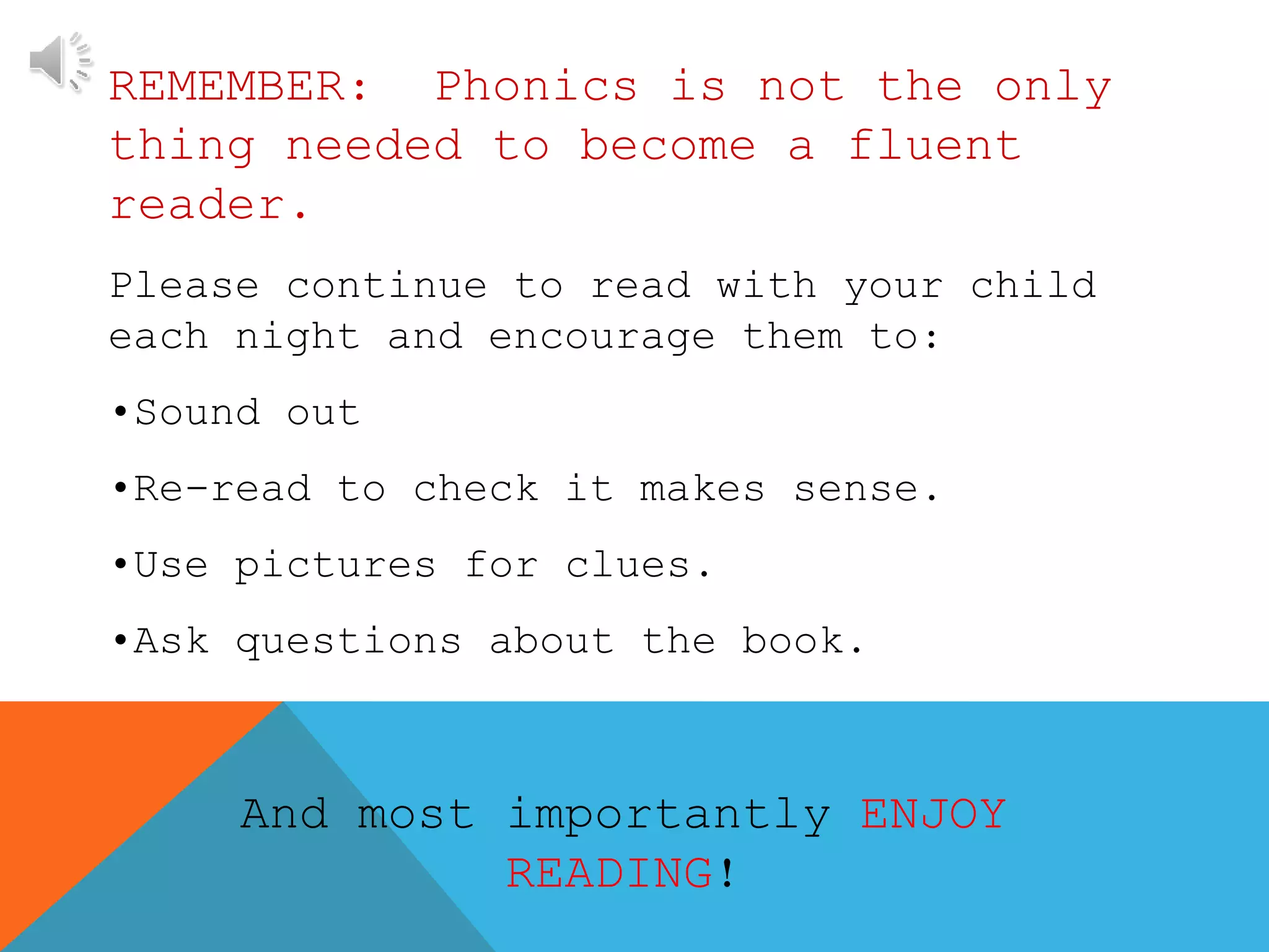 Phonics information evening 2020 | PPT
