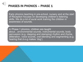Phonics information evening 2020 | PPTX