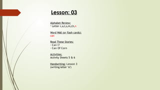 Phonics lesson 3.pptx phonics lesson.... | PPTX