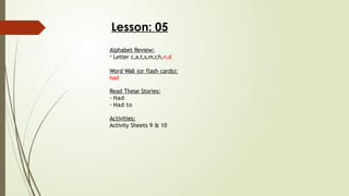 Phonics lesson 5.pptx ………………………………………….. | PPTX