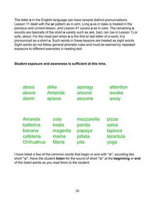 cosmos phonics lessons | PDF