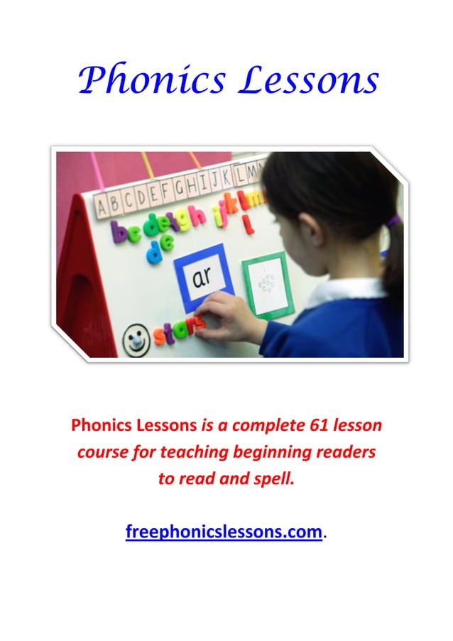 Phonics lessons | PDF | Primary Education | Education