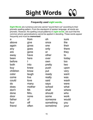 Phonics lessons | PDF