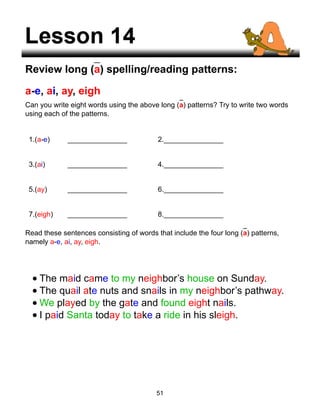 Phonics lessons | PDF