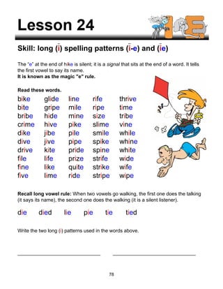 Phonics lessons | PDF