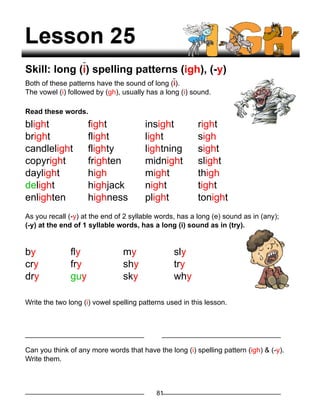 Phonics lessons | PDF