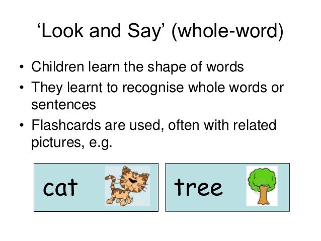 Cómo aprender a leer en Inglés: Metogoloía Look and say y Phonics ...