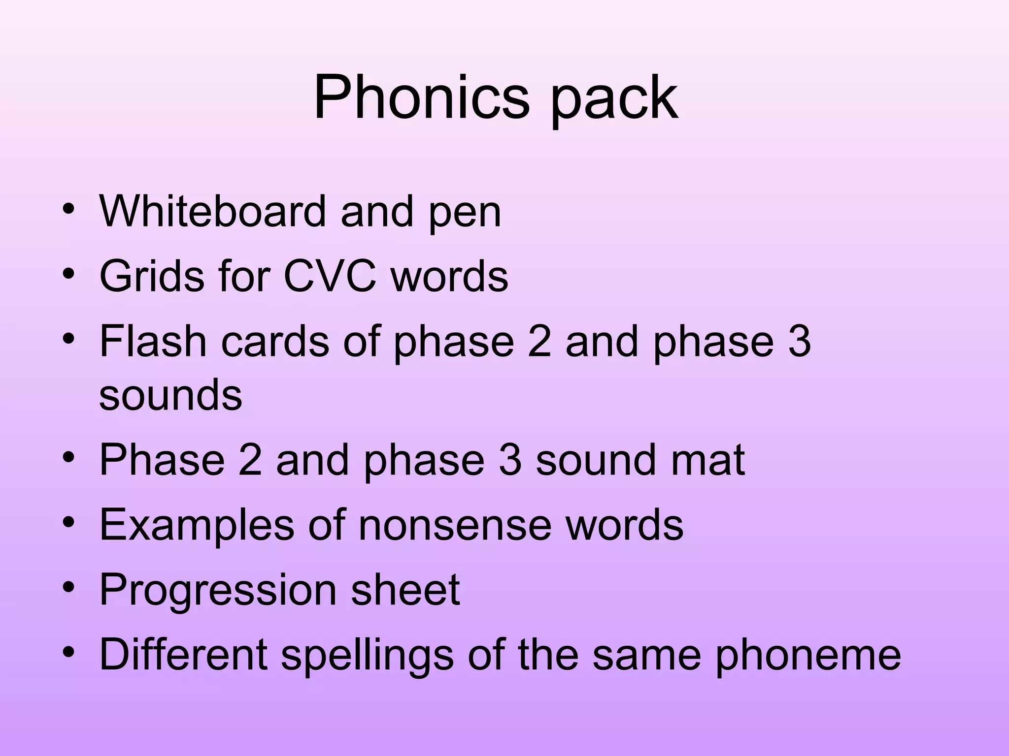 Phonics meeting parents powerpoint | PPT