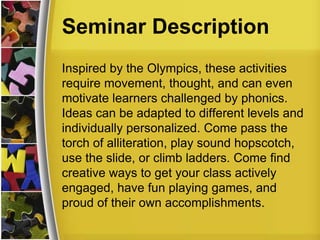 Phonics olympics acsi presentation | PPT