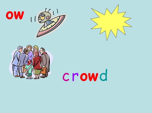 Phonics ow cow ou loud ow slow | PPT