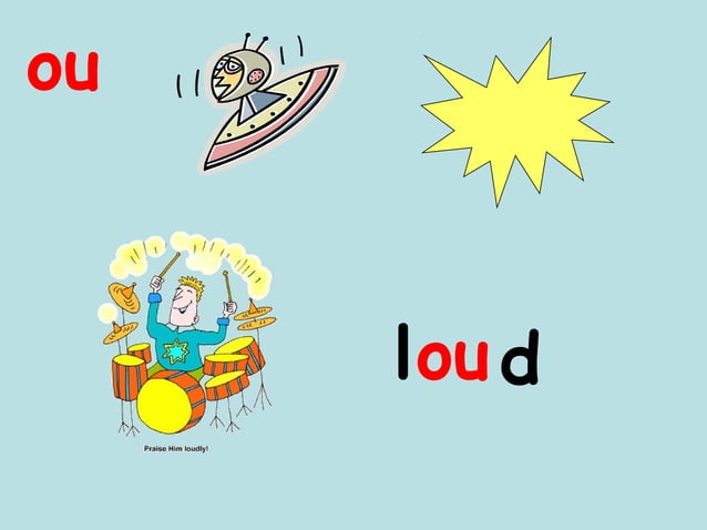 Phonics ow cow ou loud ow slow | PPT