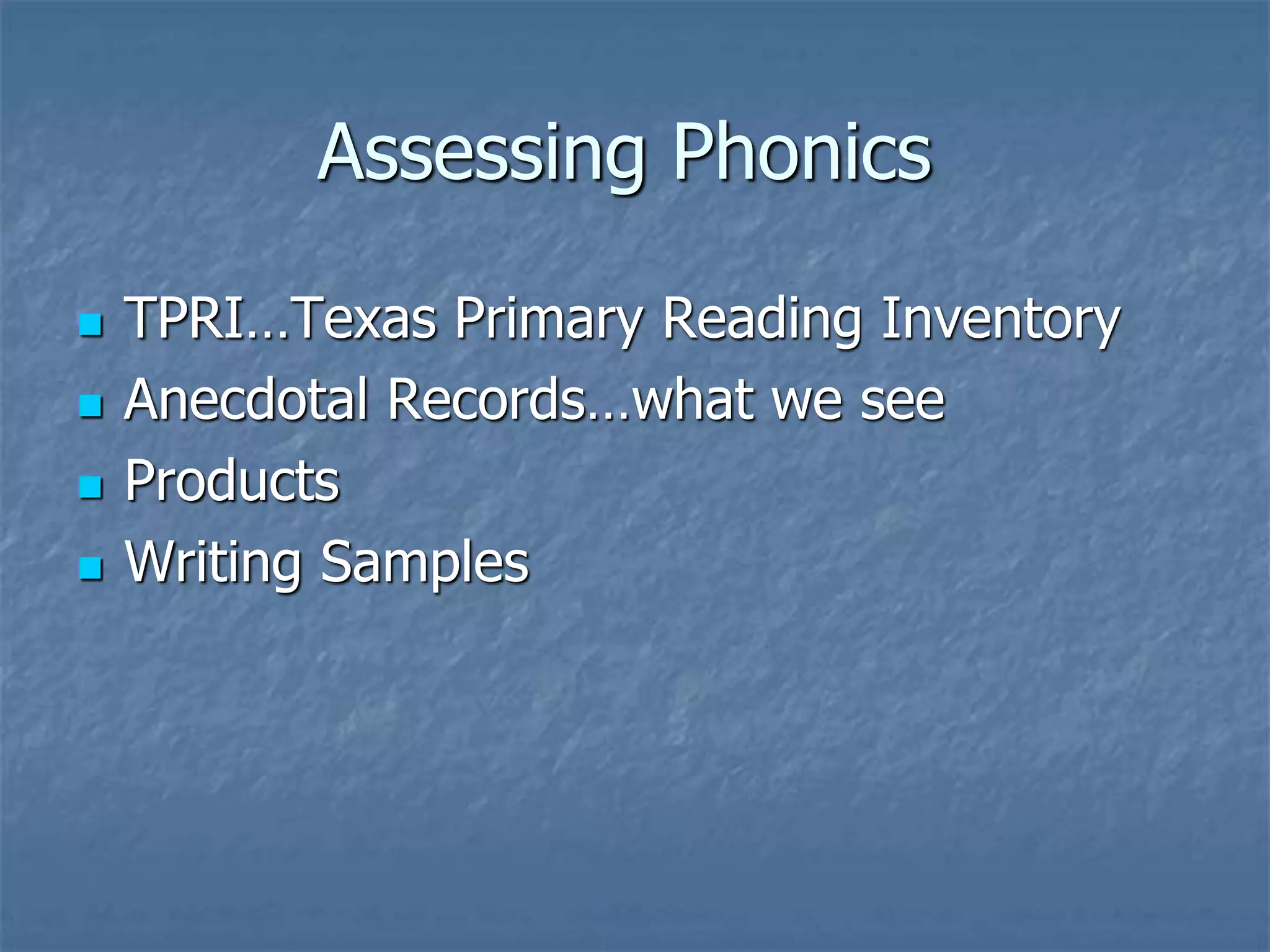 Phonics power point | PPTX