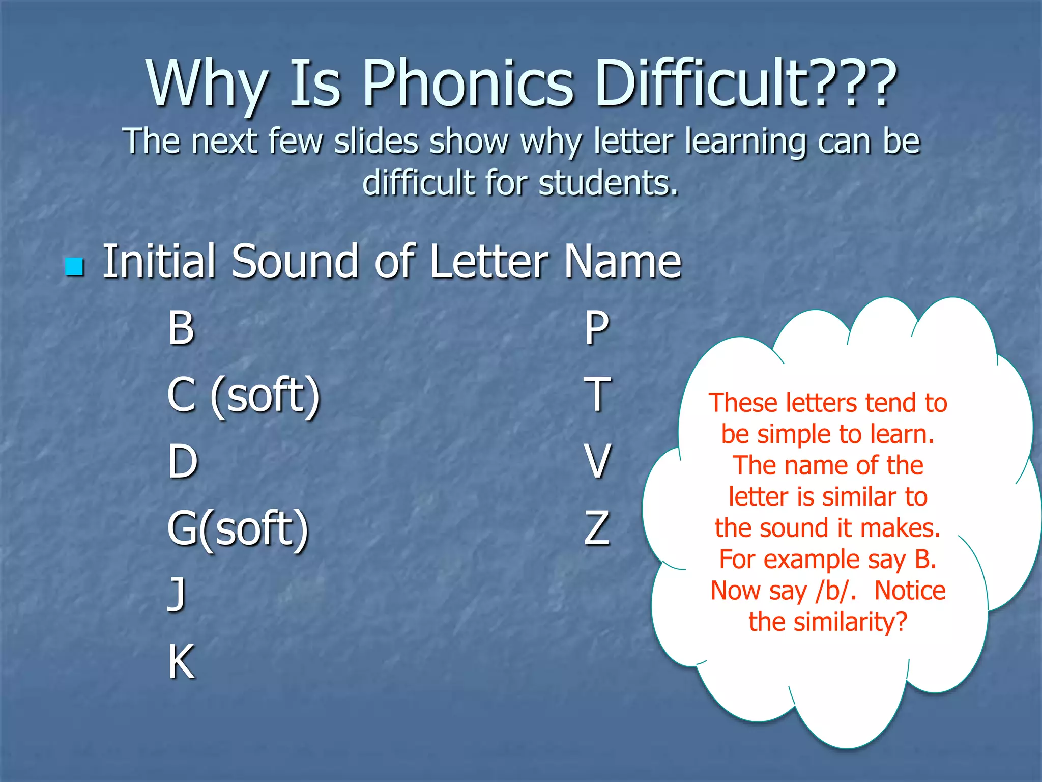 Phonics power point | PPTX | Homework and Study | Education