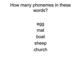 Teaching Children to Read using the Phonic Approach | PPT