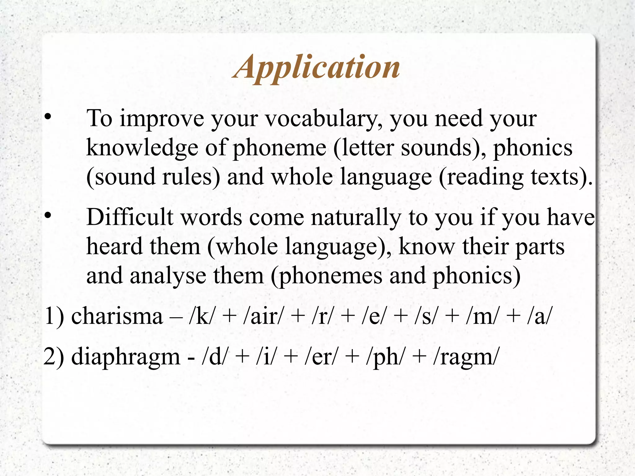 LL Lower Primary 1A - Digraphs and Trigraphs (o) | PPT