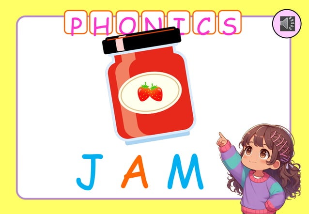 phonics short sound flashcard aeiou vowel | PPTX