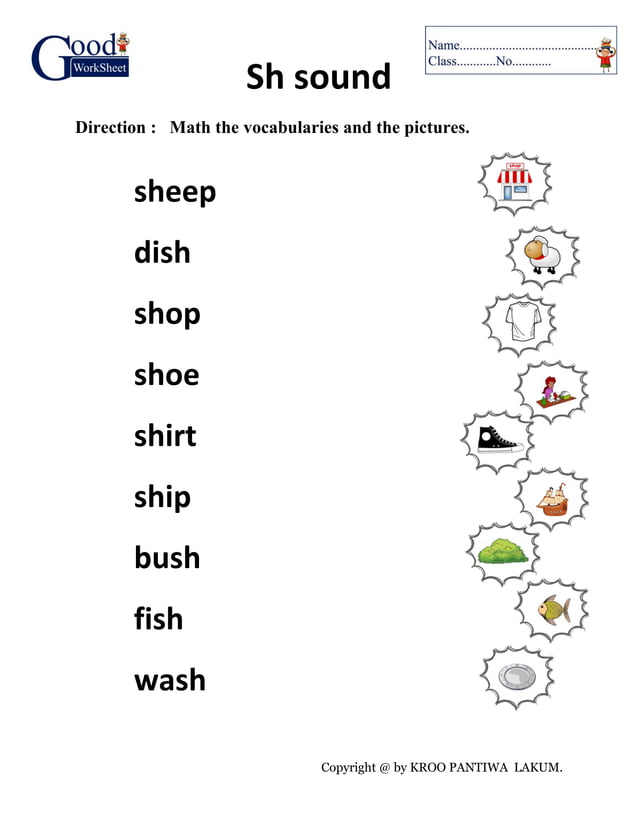 Phonics sh sound6 | PDF