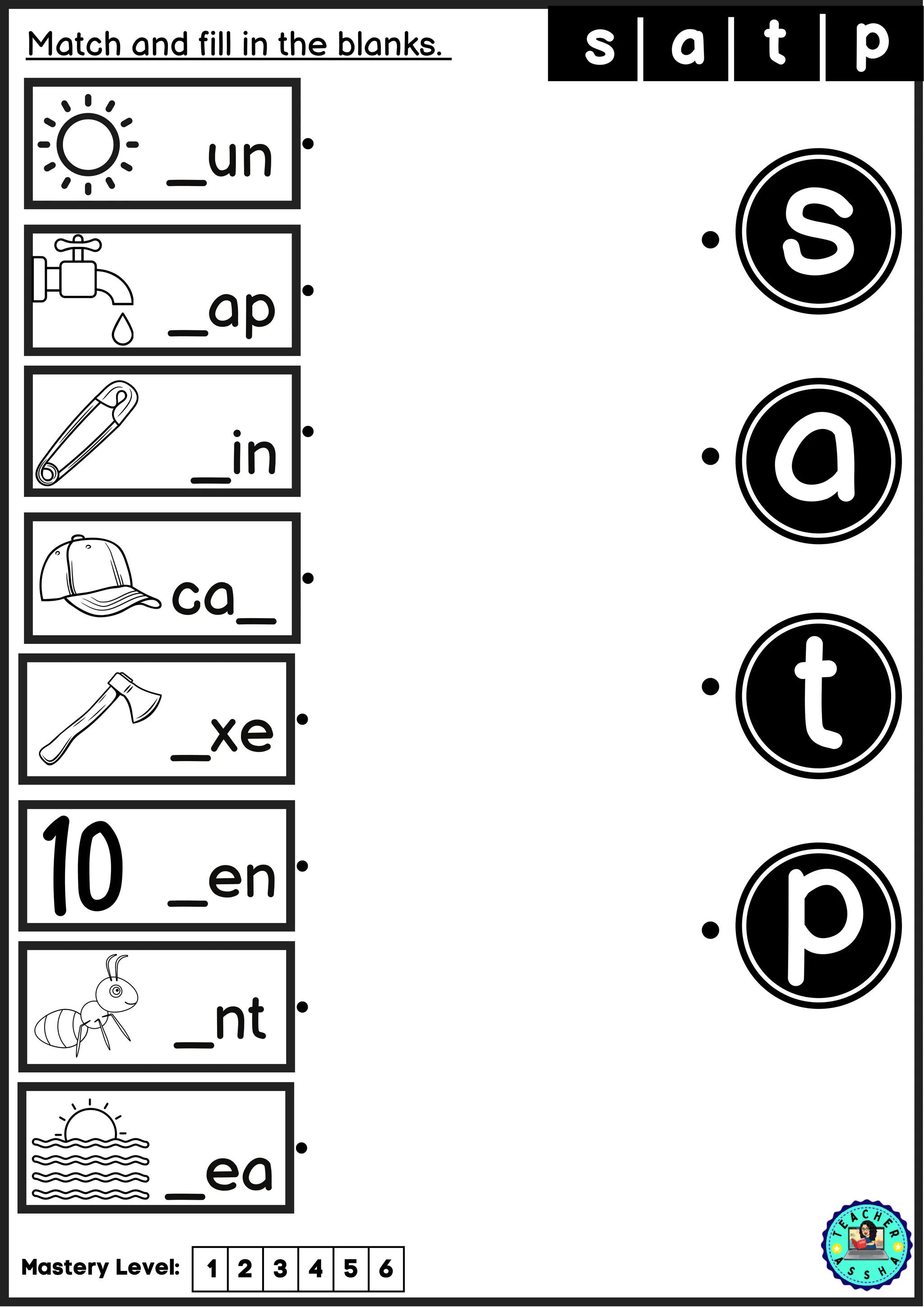 Printable Phonics Worksheets Year 1