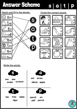Phonics Worksheet Year 1.pdf ponics in learning english | PDF