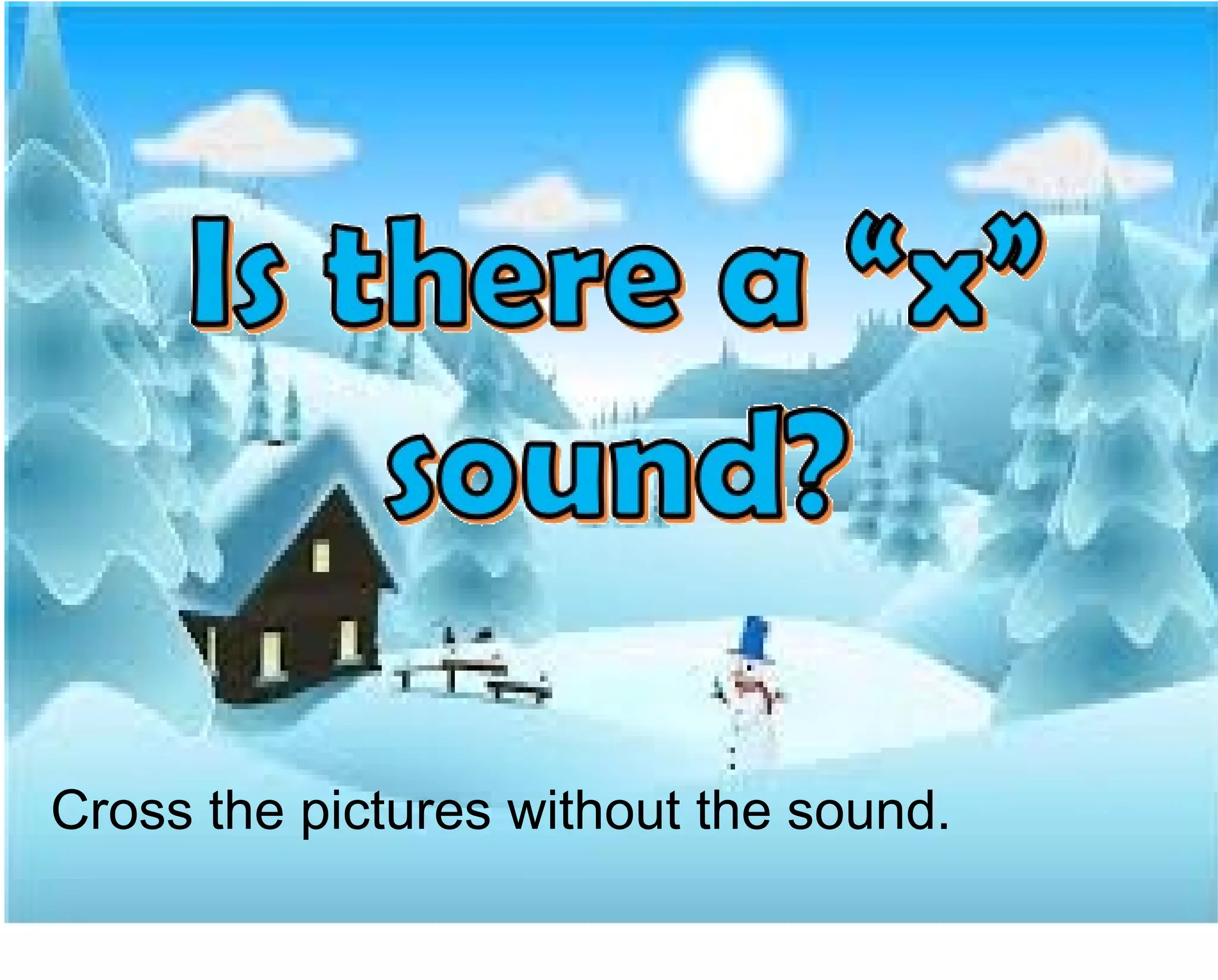 Phonics x | PPT