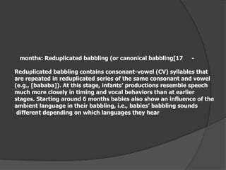 Phonlogical acquistion | PPTX