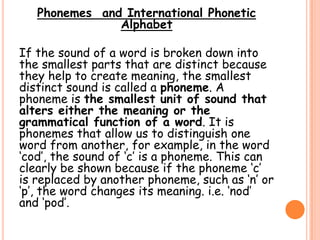 Terminology Phonology | PPTX