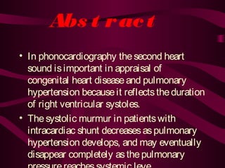 Phonocardiogram | PPT