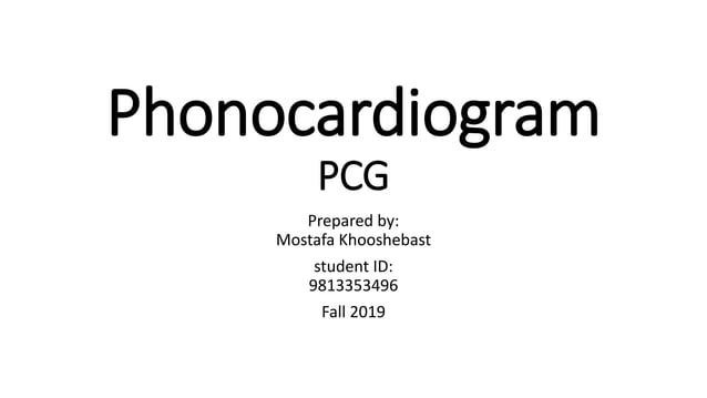 Phonocardiogram | PDF