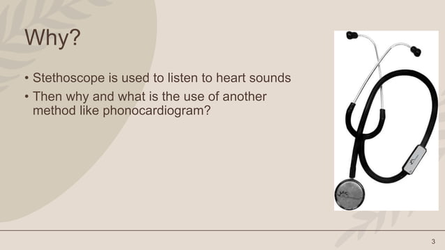 Phonocardiogram.pptx | Heart and Cardiovascular Diseases | Diseases and ...