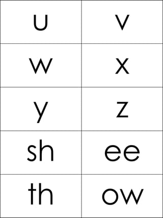 Phonogram cards | PPT