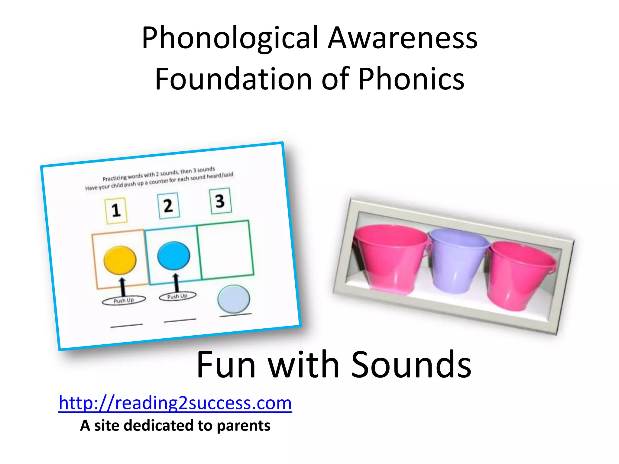 Phonological Awareness Fun with Sounds | PPTX