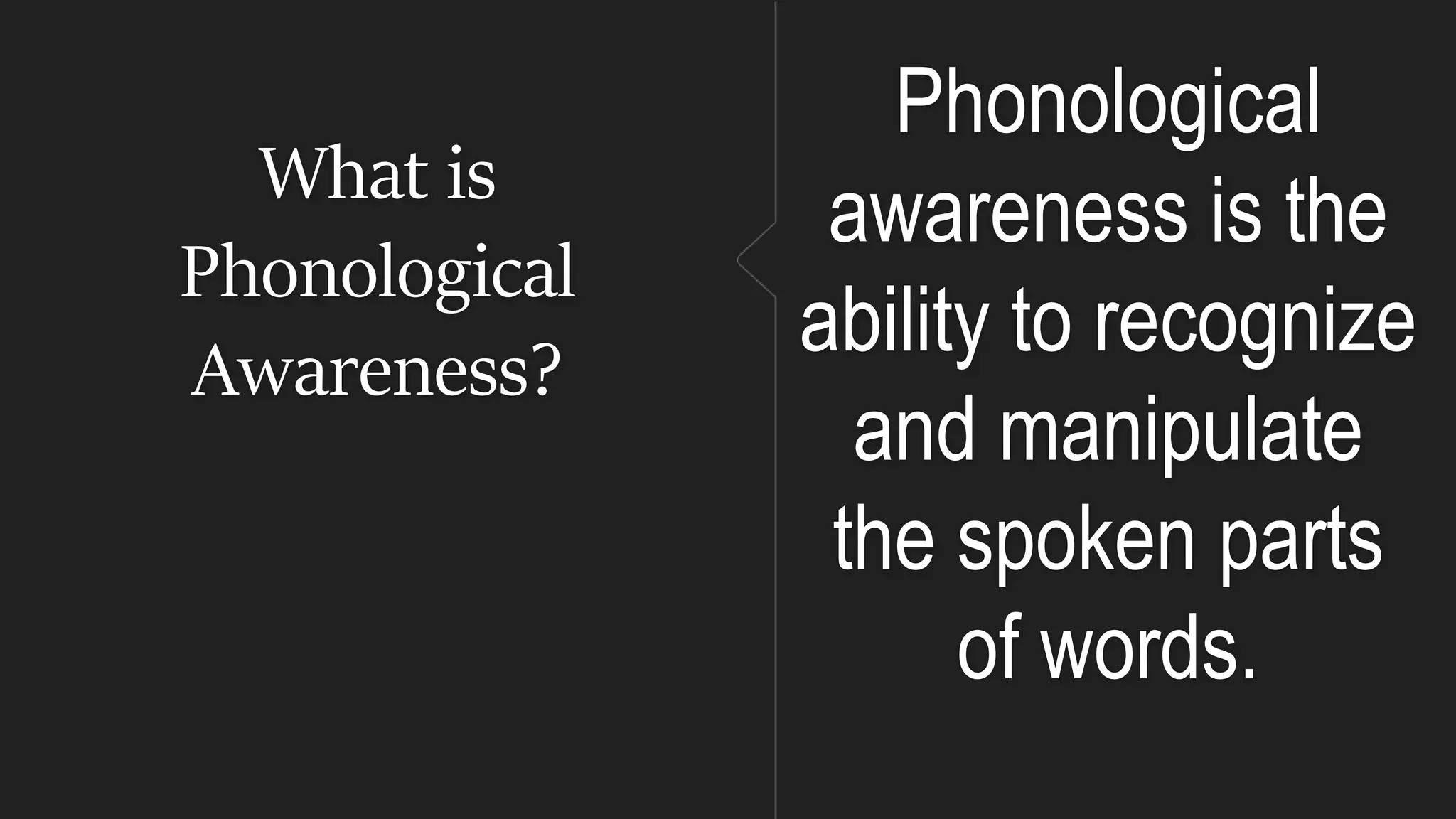 Phonological awareness presentation | PPTX