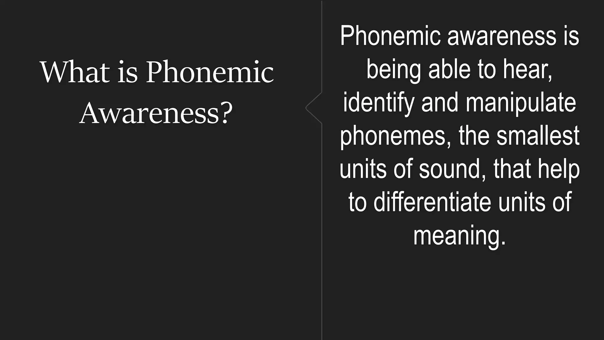 Phonological awareness presentation | PPTX