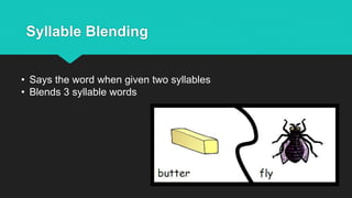Phonological awareness presentation | PPTX
